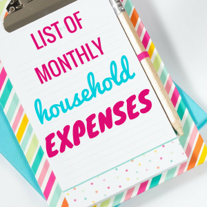 monthly household expenses Archives - What Mommy Does