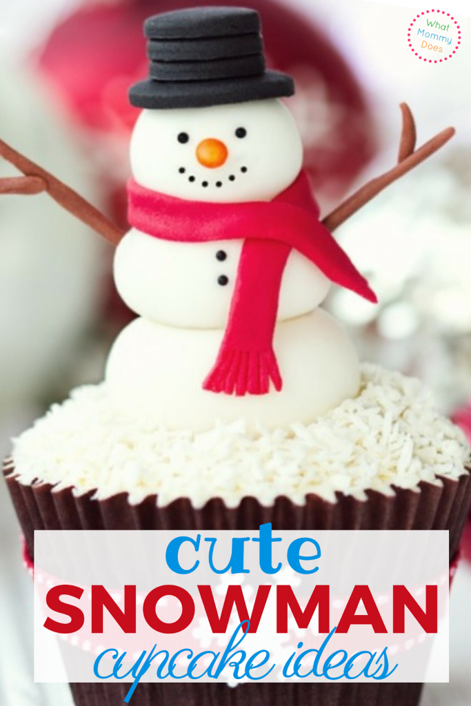 Cute Snowman Cupcake Ideas - What Mommy Does