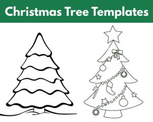 Free Printable Christmas Tree Templates