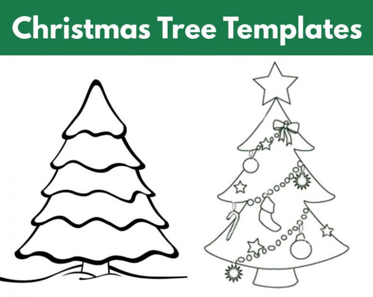 Free Printable Christmas Tree Templates