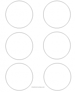 Free Printable Circle Templates - Large and Small Stencils