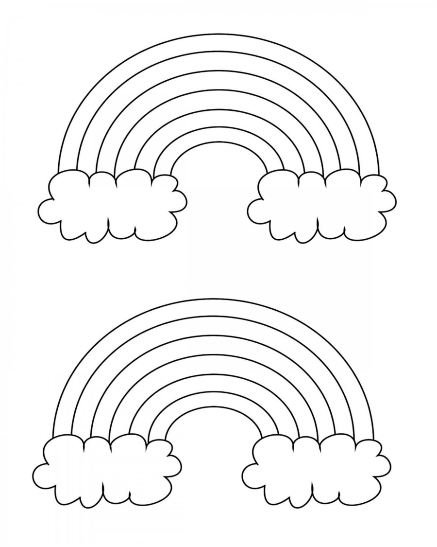 Free Printable Rainbow Coloring Pages 🌈 - What Mommy Does