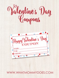 Free Printable Valentine's Day Coupons - What Mommy Does