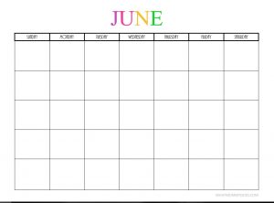 Free Printable Blank Monthly Calendars - 2026, 2027+ - What Mommy Does