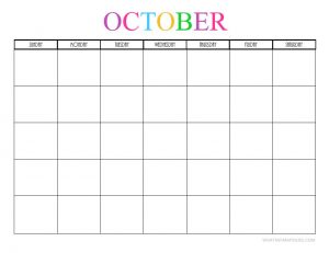 Free Printable Blank Monthly Calendars - 2020, 2021, 2022, 2023+ - What ...