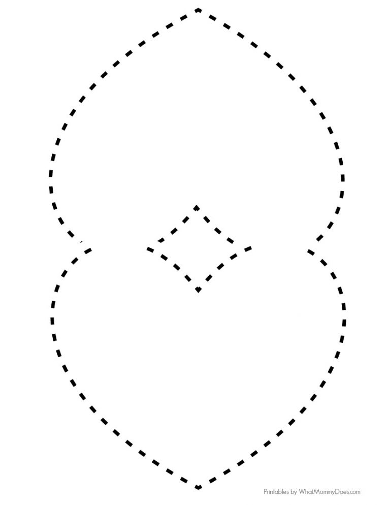 Free Printable Heart Templates – 9 Large, Medium & Small Stencils to ...